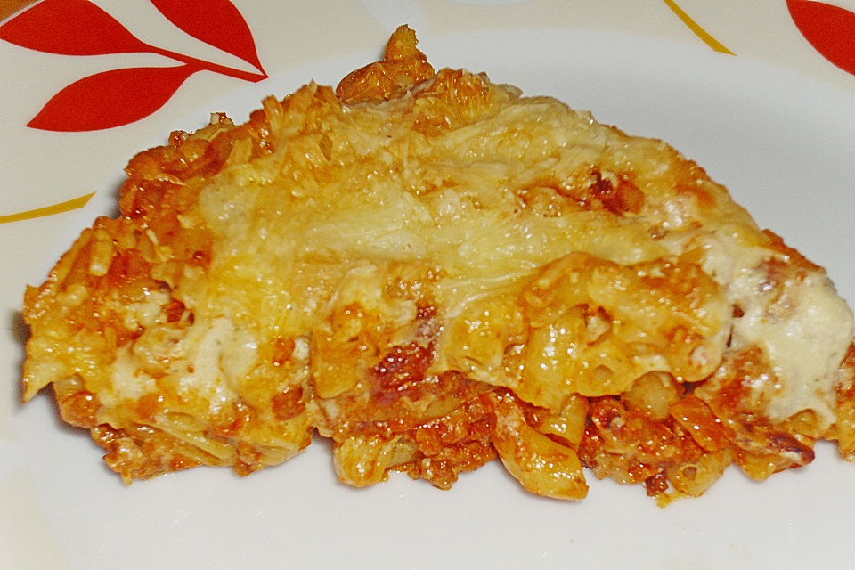 Nudel - Hackfleisch - Auflauf von HayatSu | Chefkoch.de