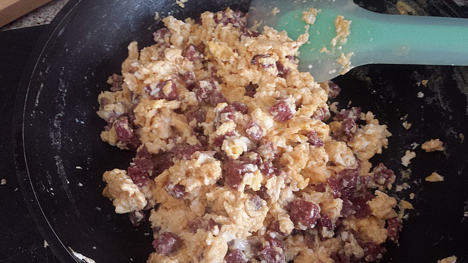 Sucuk mit Rührei von elbcoastgourmet | Chefkoch.de