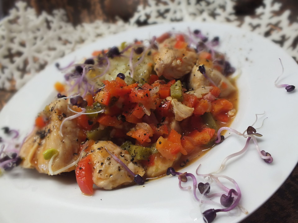 Schaschlikpfanne mit Putenfleisch von brisane | Chefkoch.de