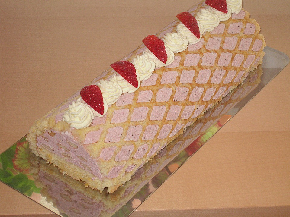 Erdbeer - Biskotten - Torte von Rocky73 | Chefkoch.de