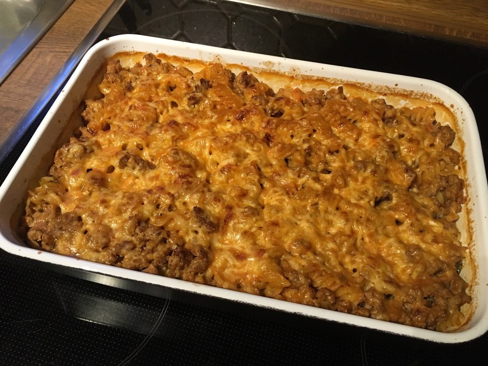 Nudel Hack Gratin