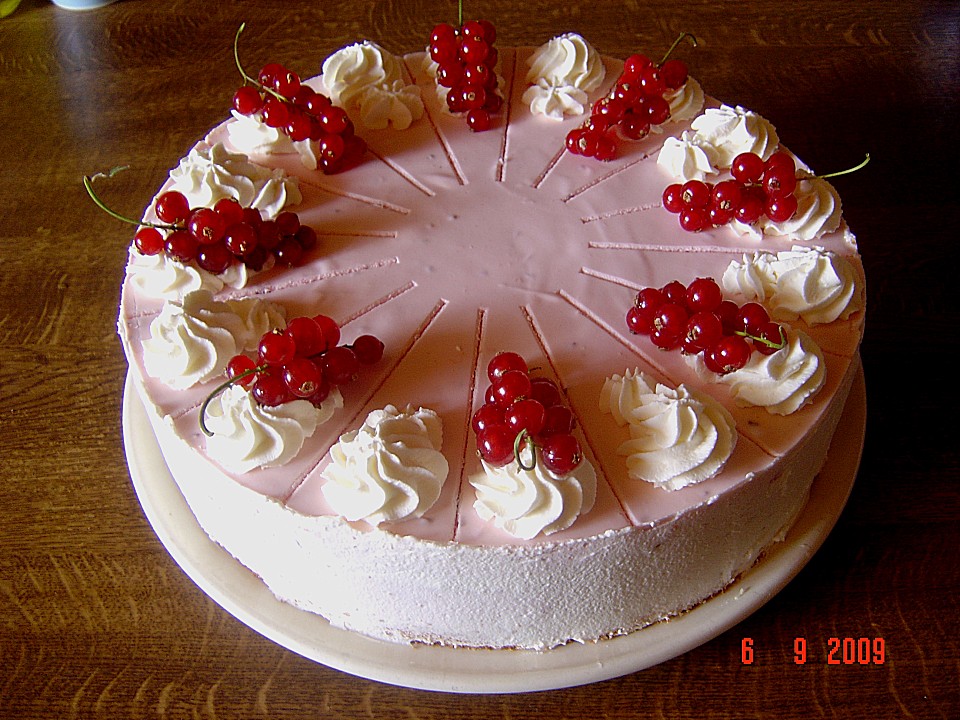 Johannisbeer - Sahnetorte von caroline48 | Chefkoch.de