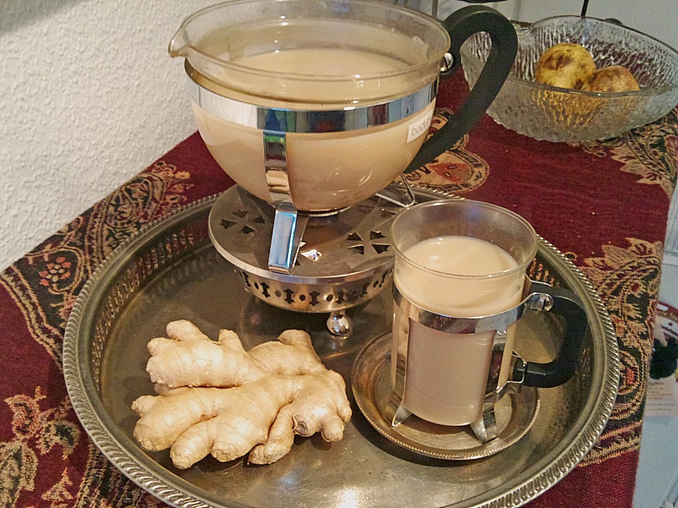 Schwarzer Tee mit Ingwer und Milch von snowina | Chefkoch.de