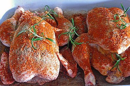 Broiler im Backofen gebraten von Hummel-Pups | Chefkoch.de
