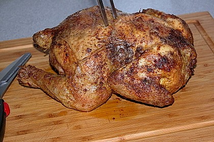 Broiler im Backofen gebraten von Hummel-Pups | Chefkoch.de
