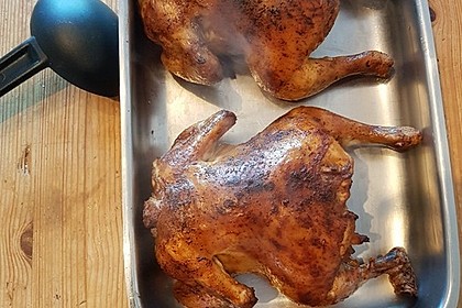 Broiler im Backofen gebraten von Hummel-Pups | Chefkoch.de