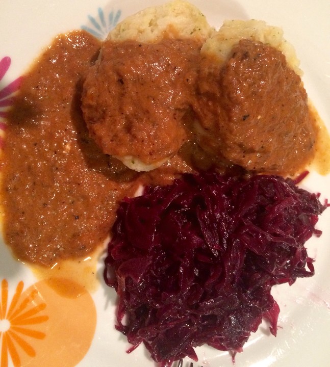 Kloß mit Soß' vegetarisch von Esswurm | Chefkoch.de