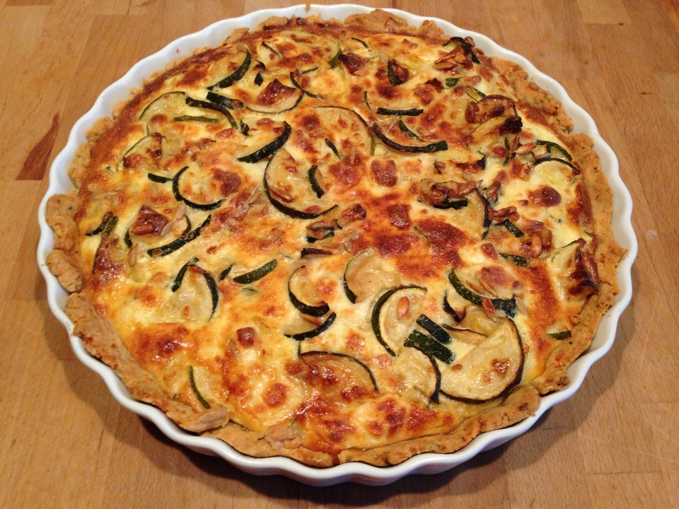 Zucchini Schafskse Quiche