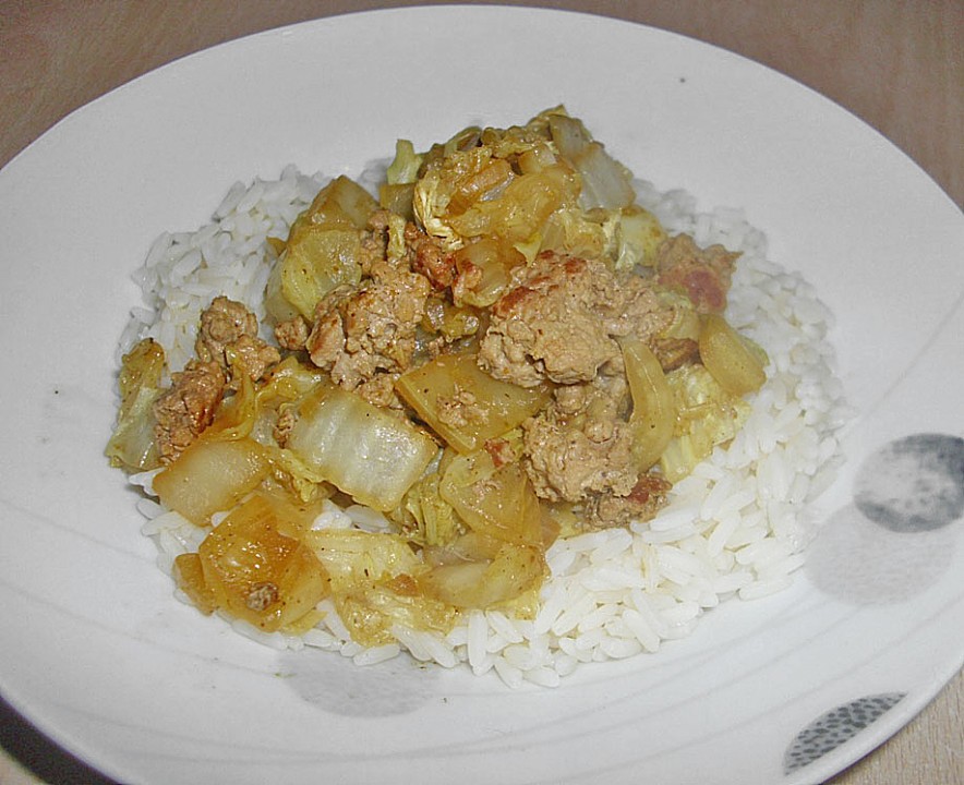 Chinakohl mit Gehacktem von Cyrillia | Chefkoch.de