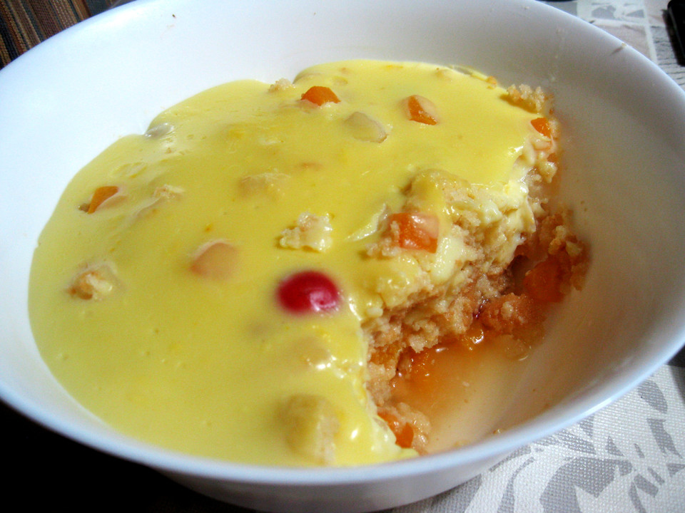 Tutti-Frutti Pudding-Früchte Dessert mit Butterkeksen von vanzi7mon ...