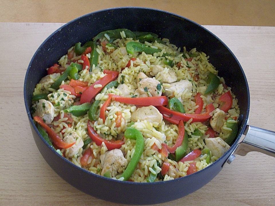 Hähnchen - Reis - Pfanne von Kruemelchen26 | Chefkoch.de