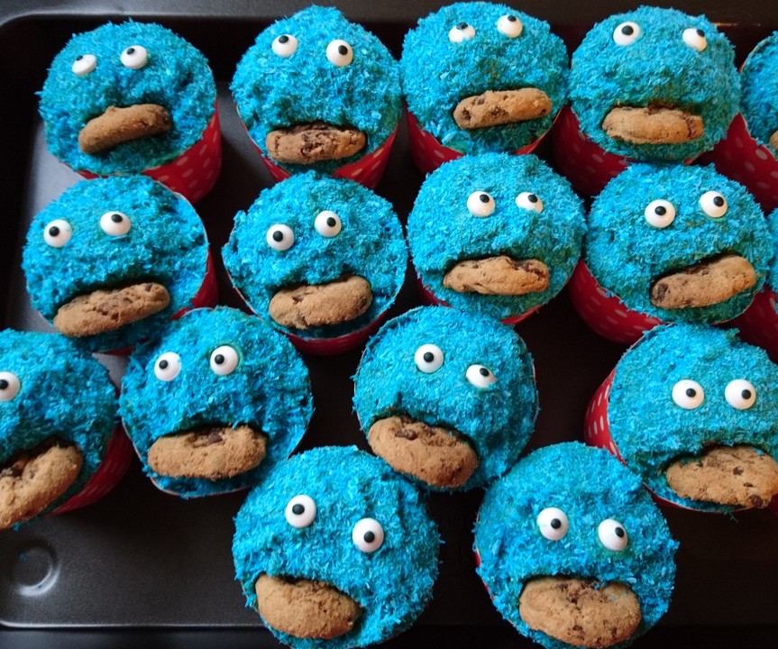 Blaue Monster Muffins von kathybvb | Chefkoch.de