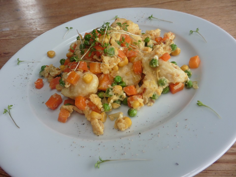 Bunte Gemüse - Eiernockerl von Rocky73 | Chefkoch.de