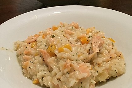 Risotto mit Räucherlachs - Ein gutes Rezept | Chefkoch.de