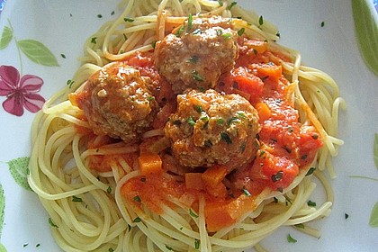 Albertos Spaghetti mit Meatballs von caralb | Chefkoch.de