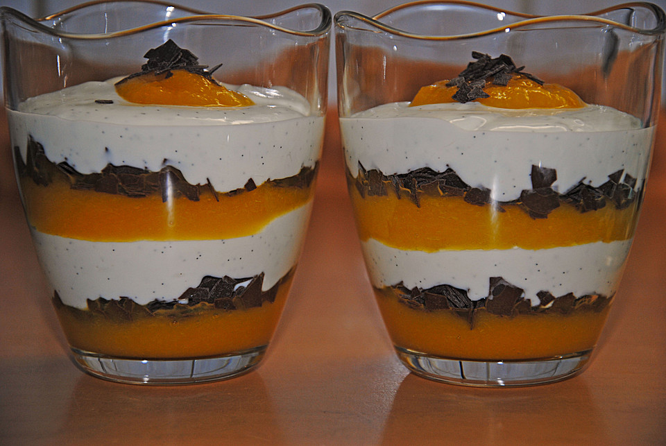 Pfirsich-Becher mit Quark von ulkig | Chefkoch.de