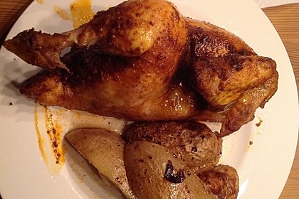 Toddys halbes Hähnchen - super knusprig mit Gewürzlack von ...