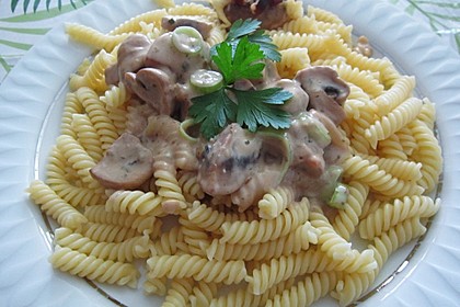Champignonragout zu Pasta von sundfee | Chefkoch.de