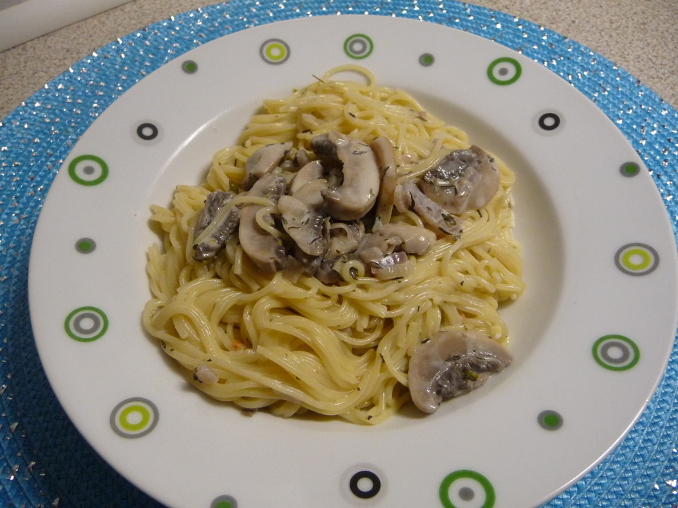 Champignonragout zu Pasta von sundfee | Chefkoch.de