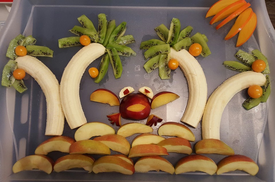 Fruchtinsel - so lieben Kinder den Obststeller von Abacusteam | Chefkoch.de