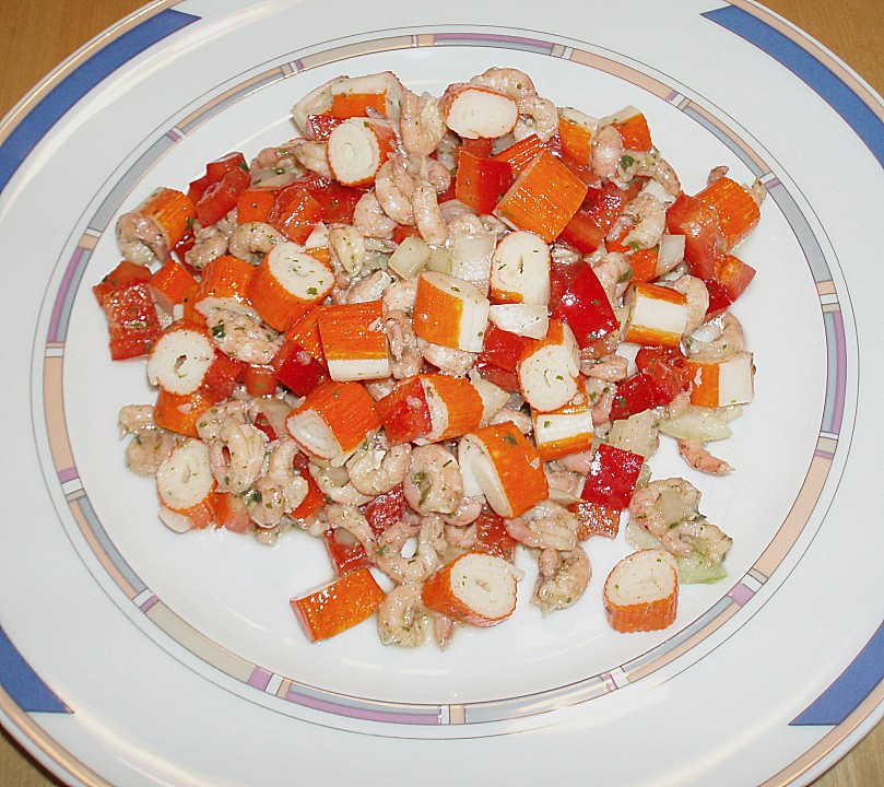 Surimi Salat mit Paprika und Krabben von schnuckel40 | Chefkoch.de