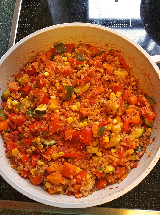 Bulgur-Gemüsepfanne von leons-mama | Chefkoch.de