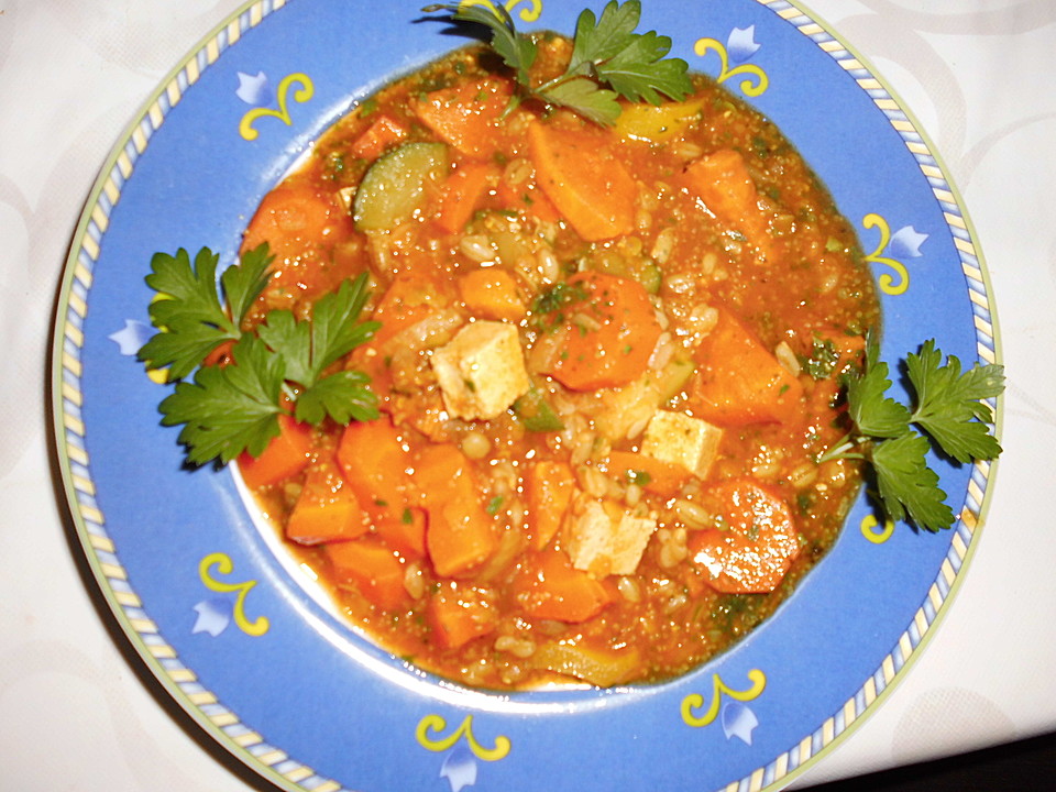 Veganer Eintopf mit Amarant, Gerste und Linsen von regnifarg | Chefkoch.de