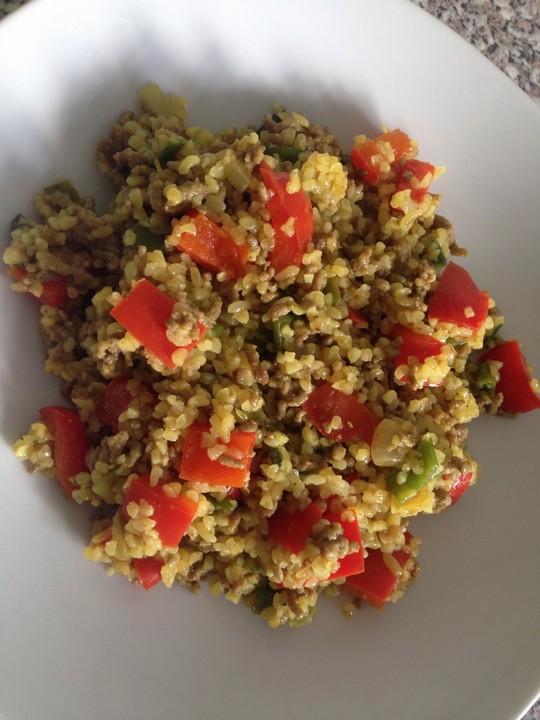 Bulgurpfanne mit Hack von NaNaPuh | Chefkoch.de