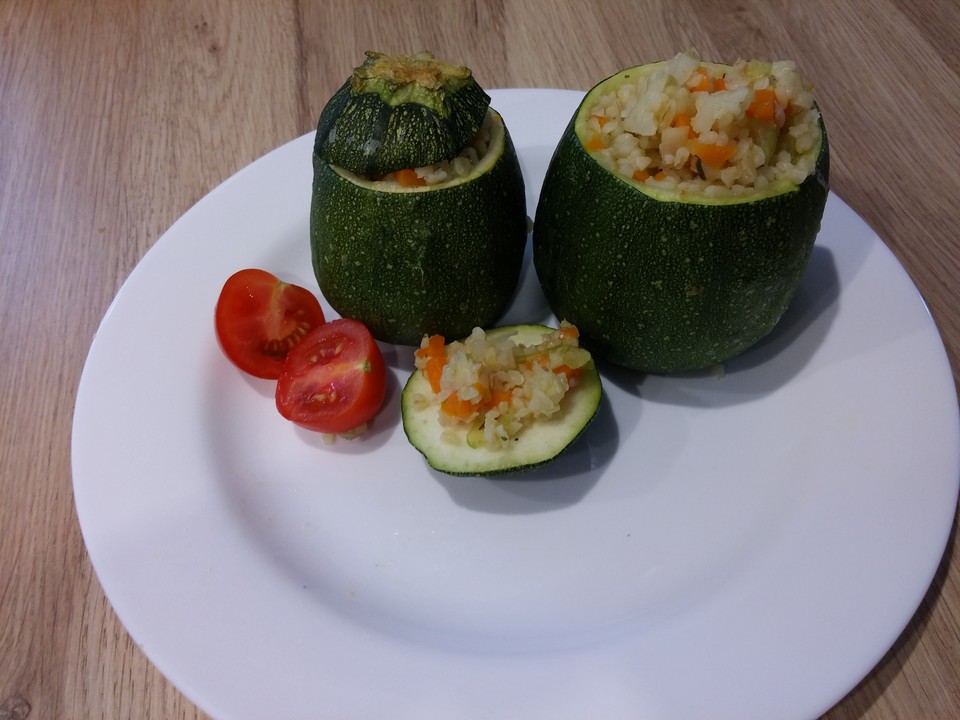 Runde, gefüllte Zucchini von riga53 | Chefkoch.de