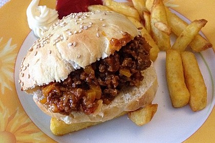 Sloppy Joes – Amerikanische Hackfleisch-Burger von amerikanisch ...