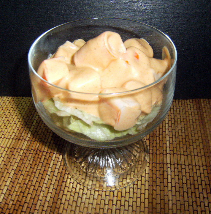 Surimi Salat - Krebsfleischimitat Cocktail von Carco | Chefkoch.de