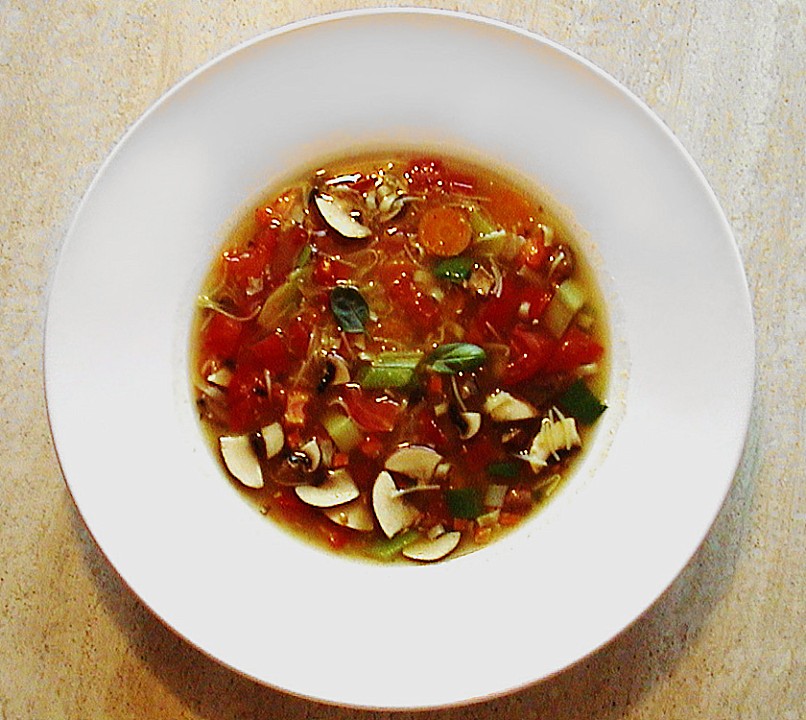 Nudelsuppe Mit Gemüse Von Leeloo79 Chefkoch De