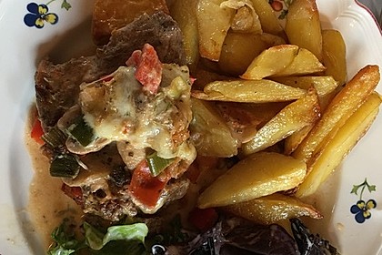 Überbackene Straußensteaks von dfreund | Chefkoch.de