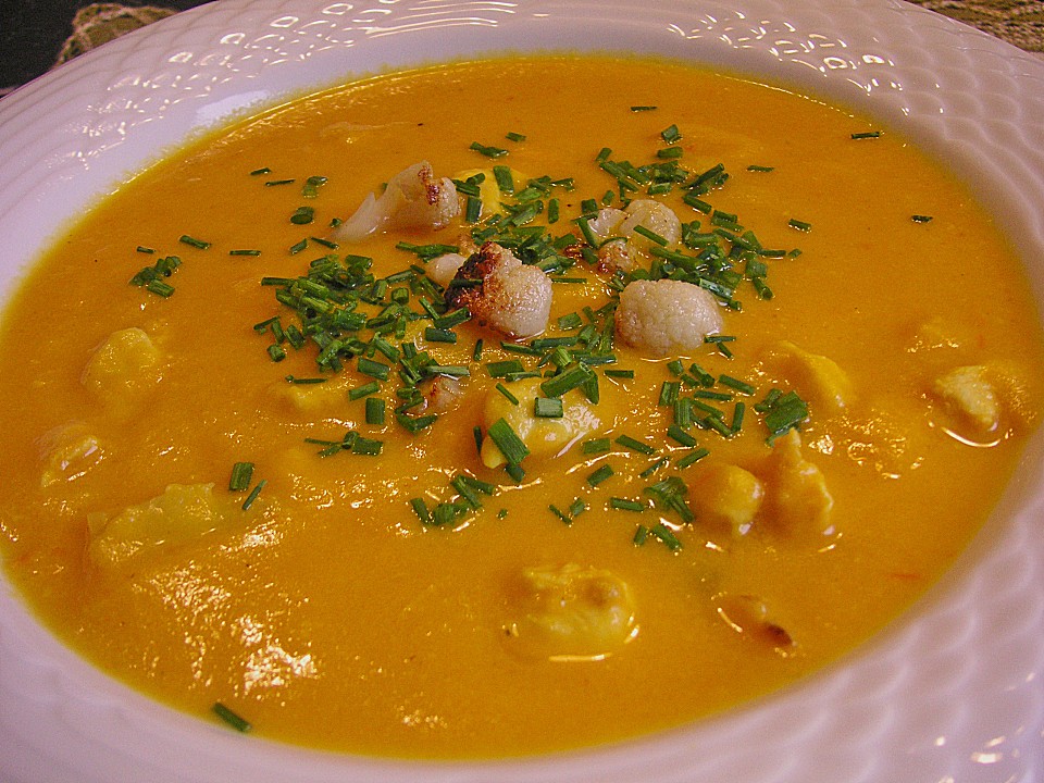Blumenkohl Curry Suppe