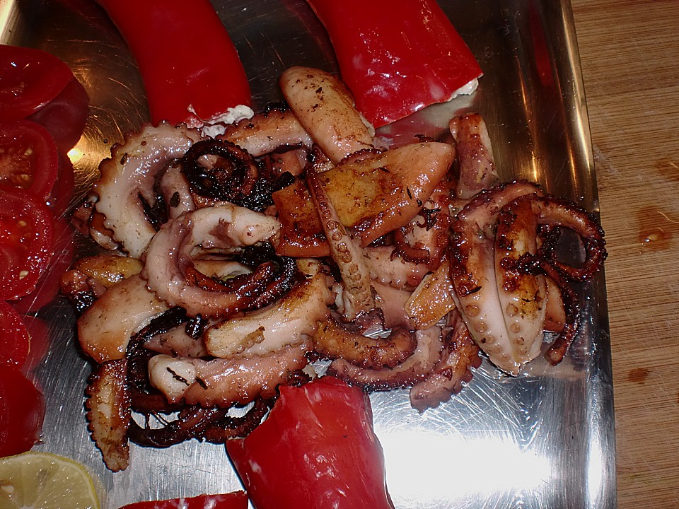 Krake gebraten von PetroRigos | Chefkoch.de