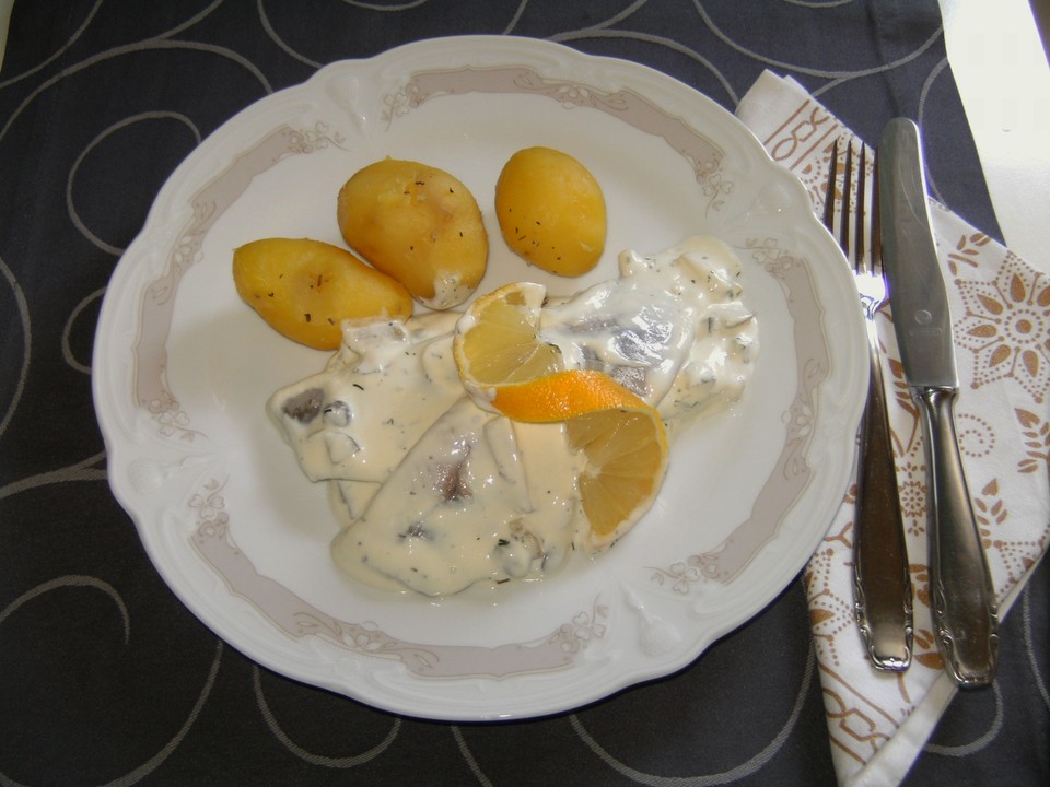 Matjes - Filet in Joghurt - Dill - Creme von Christine2001 | Chefkoch.de