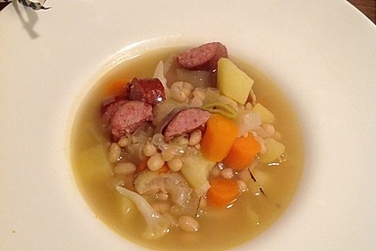 Westfälische weiße Bohnensuppe Omas Art von Schwalbe | Chefkoch.de