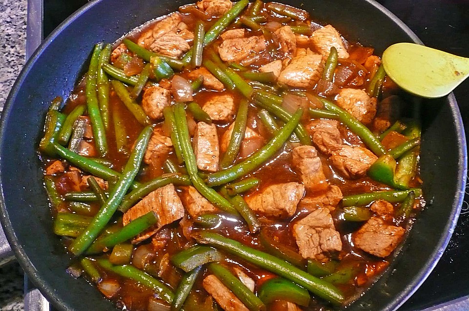 Bulgarische grüne Bohnen mit Fleisch von Fleur5 | Chefkoch.de