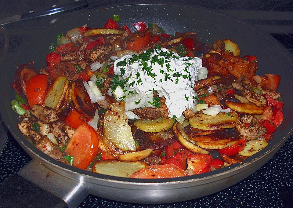 Gyros - Kartoffel - Pfanne von grola | Chefkoch.de