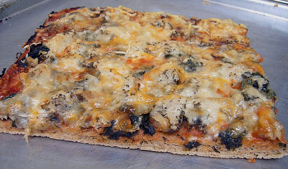 Pizza mit Fisch und Spinat - Ein leckeres Rezept | Chefkoch.de