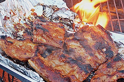 Spare Ribs, Barbecue - Rippchen, gegrillt von jesse-garon | Chefkoch.de