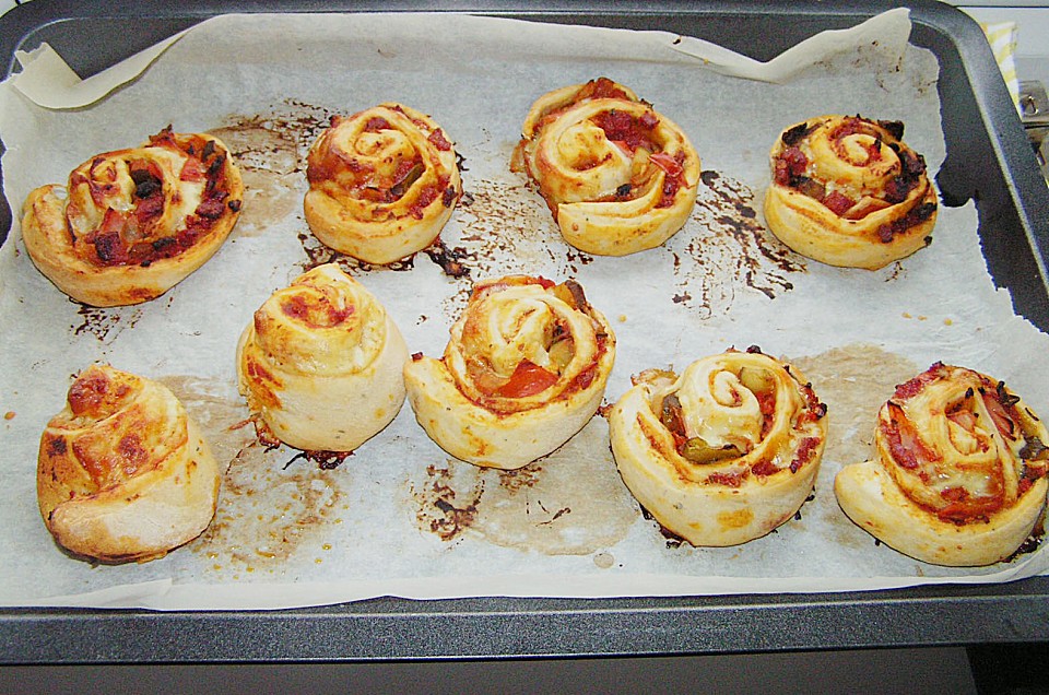Mini - Pizzaschnecken - Ein tolles Rezept | Chefkoch.de