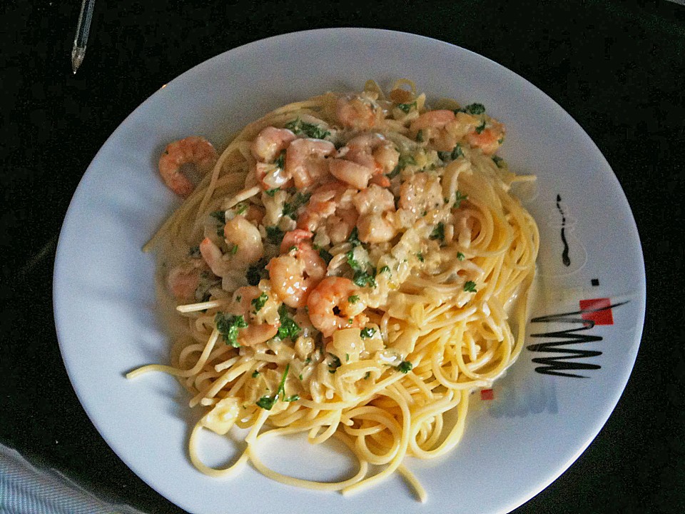 Spaghetti mit Crevetten von skadel | Chefkoch.de