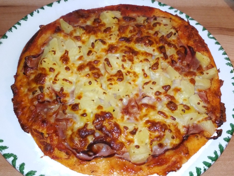 Hawaii-Pizza von wolywell | Chefkoch.de