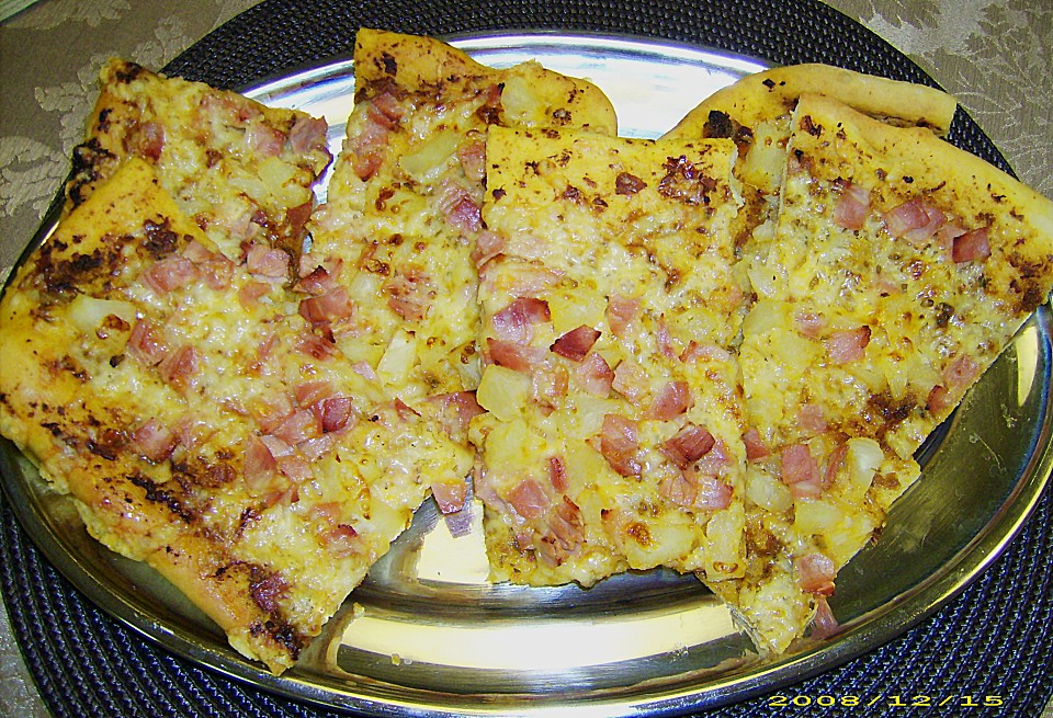 Hawaii-Pizza von wolywell | Chefkoch.de