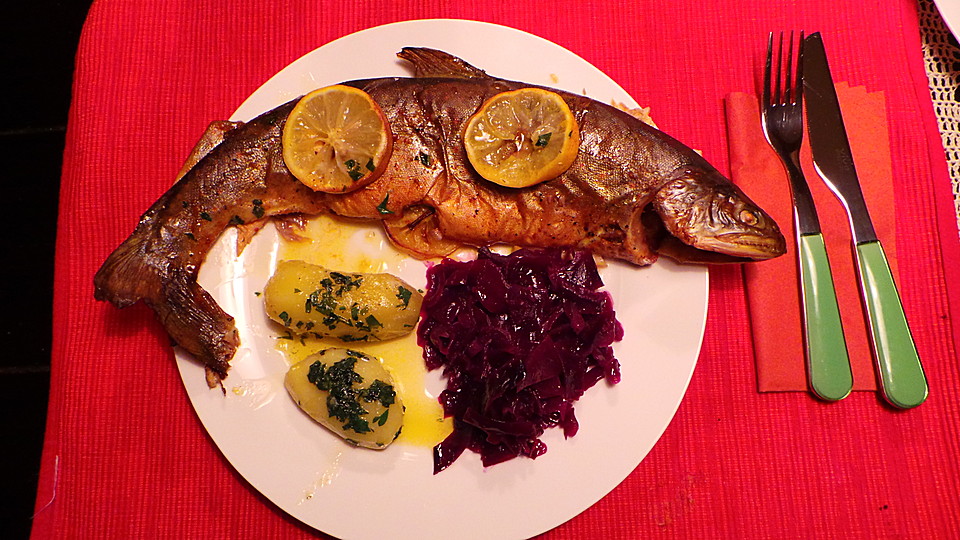 Köstlicher Saibling aus dem Ofen von nessie3 | Chefkoch.de