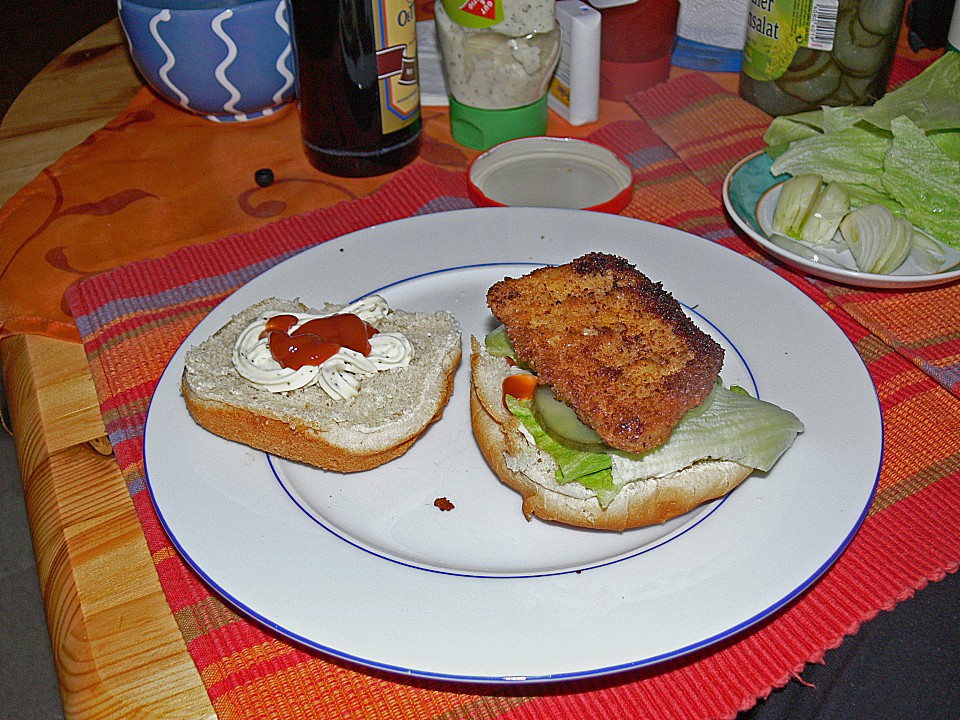 Schnitzel - Burger von Liesbeth | Chefkoch.de